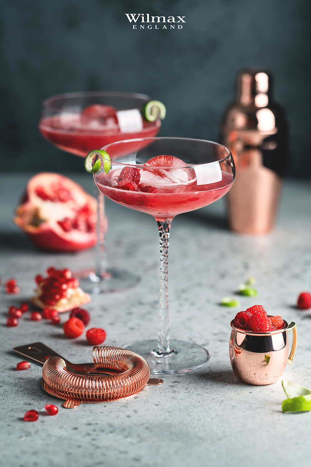 Pomegranate-Raspberry Martini by Wilmax England